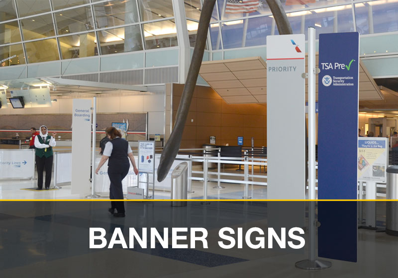 Banner Stands and Signs