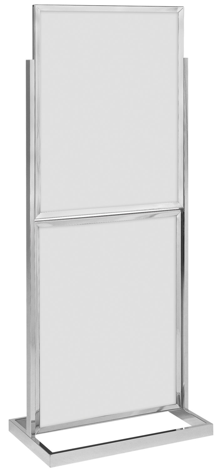 Double Poster Display Sign Stand
