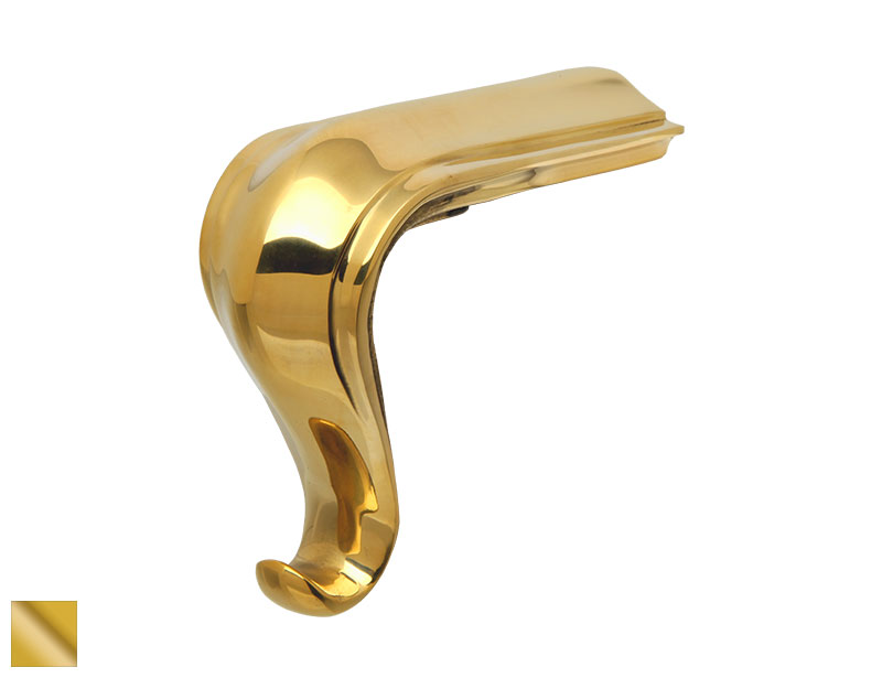 Brass Cap Rail Components for Stair Railing and Handrails